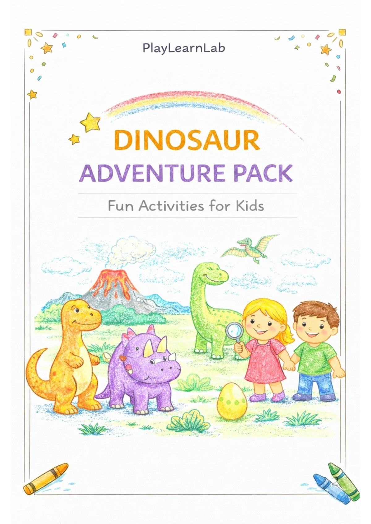 Dinosaur Activity Pack – PlayLearnLab